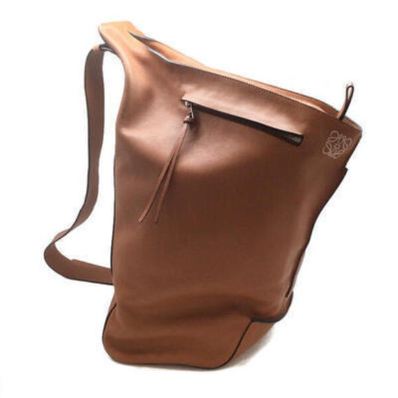 Loewe | Bags | Loewe Anton Sling Backpack Brown | Poshmark